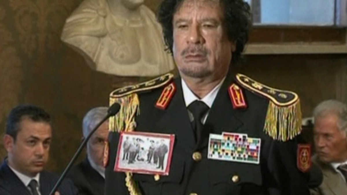 Wie was Kadhafi?