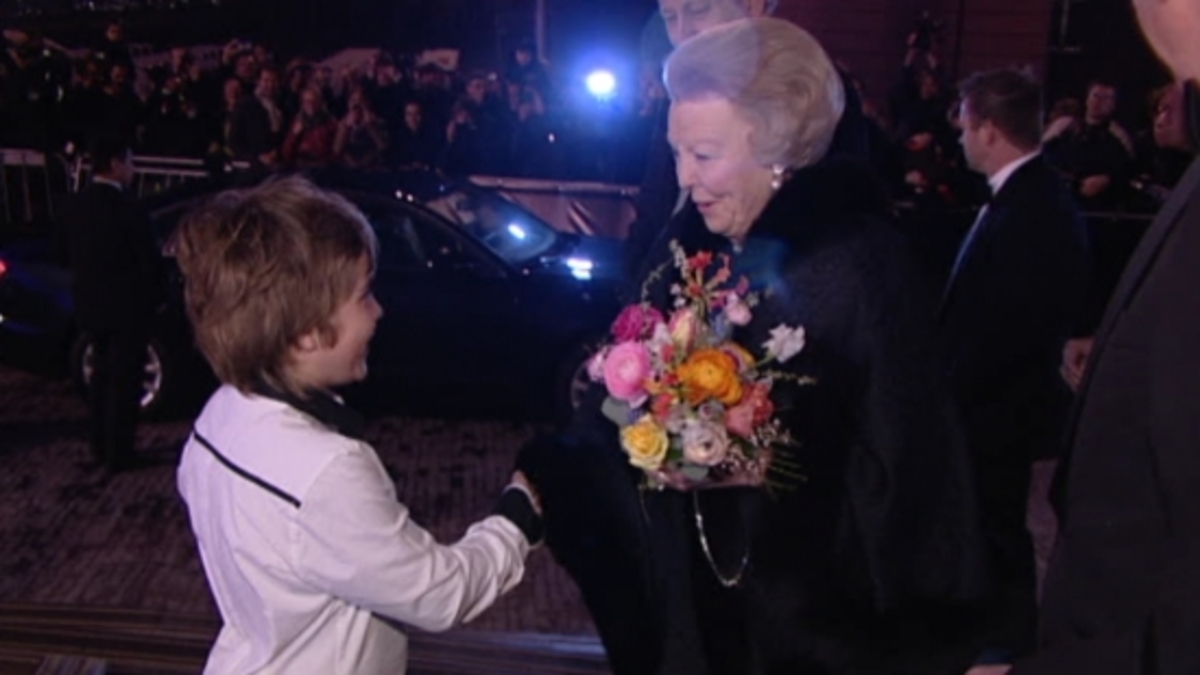 Rick (10) ontmoet de koningin