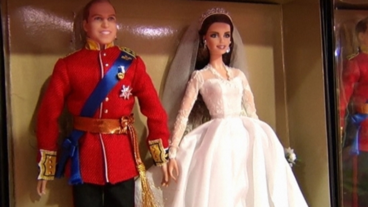Barbies van William en Kate