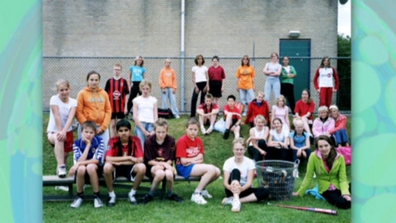 Schoolklassen op de foto