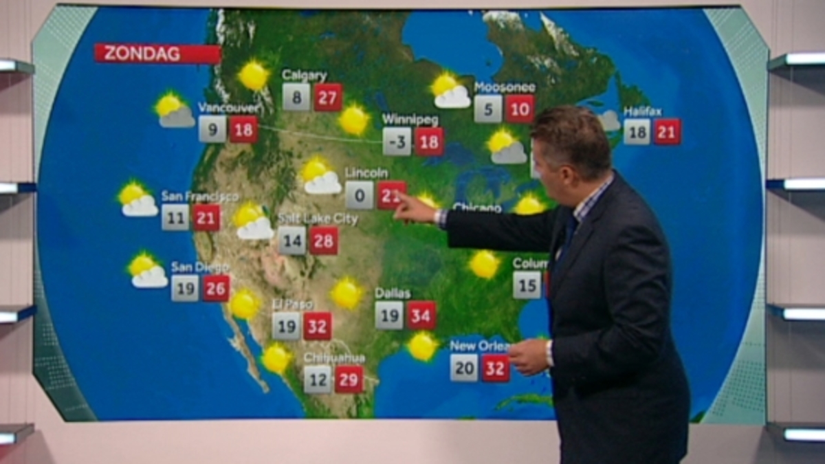 Weerbericht Noord- en Zuid-Amerika 22 september 2012