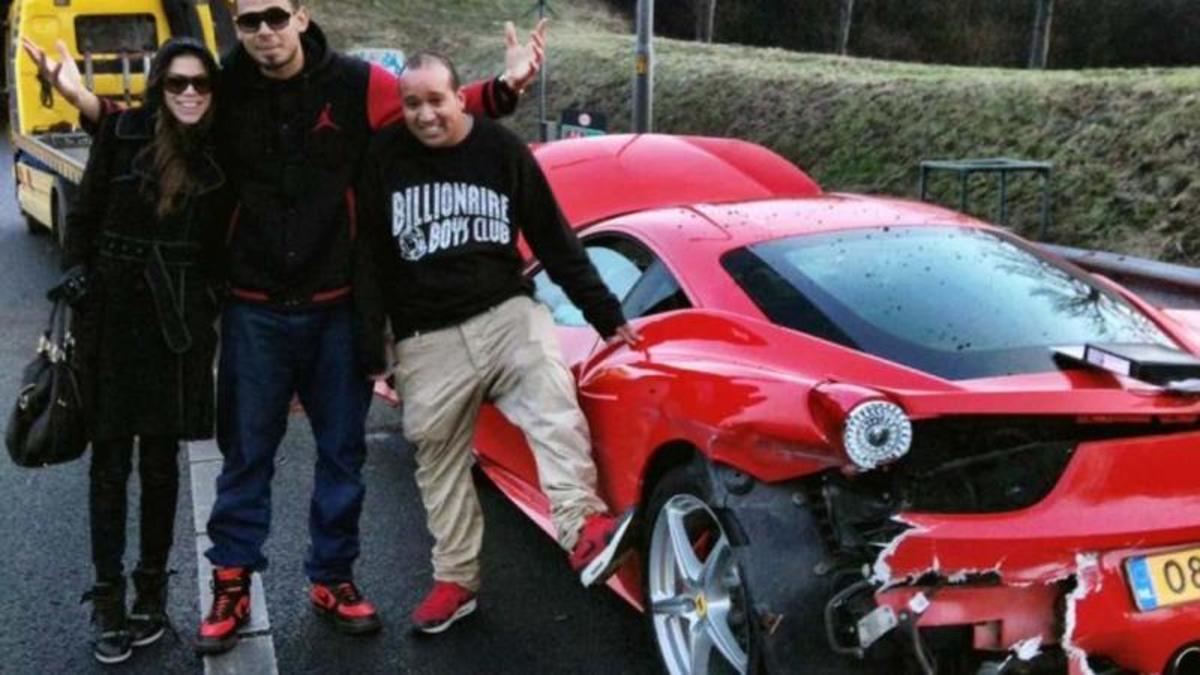 Afrojack rijdt Ferrari kapot