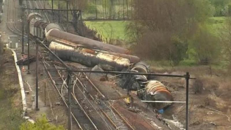 Brandweer ruimt giftig gas trein op