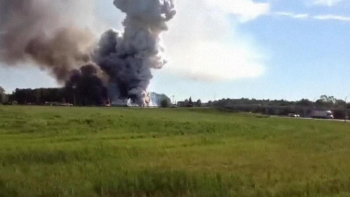Ontploffing bij vuurwerkopslag in Canada