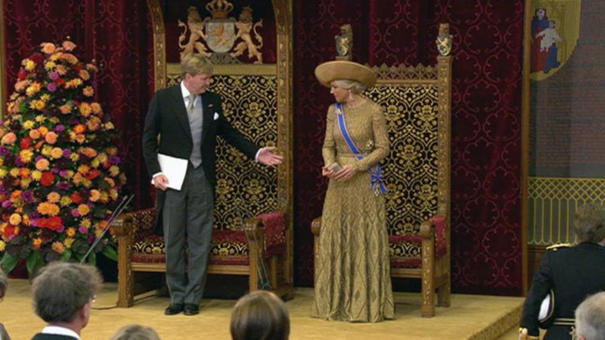 De eerste Troonrede van de koning