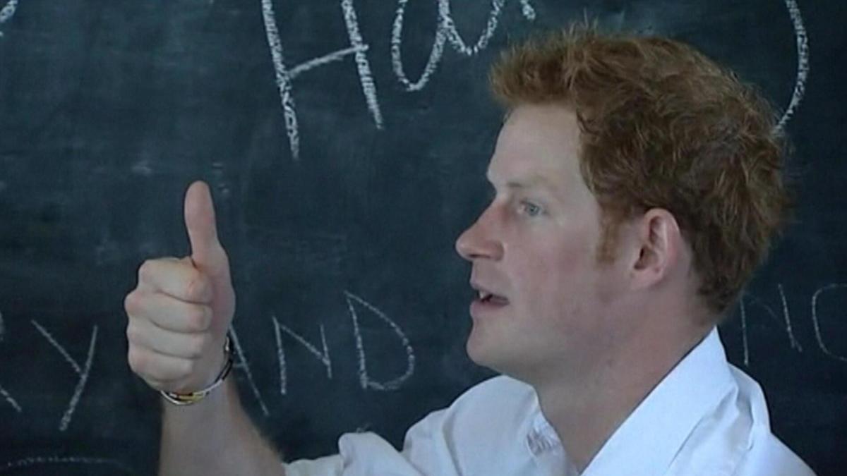 Prins Harry op de Zuidpool