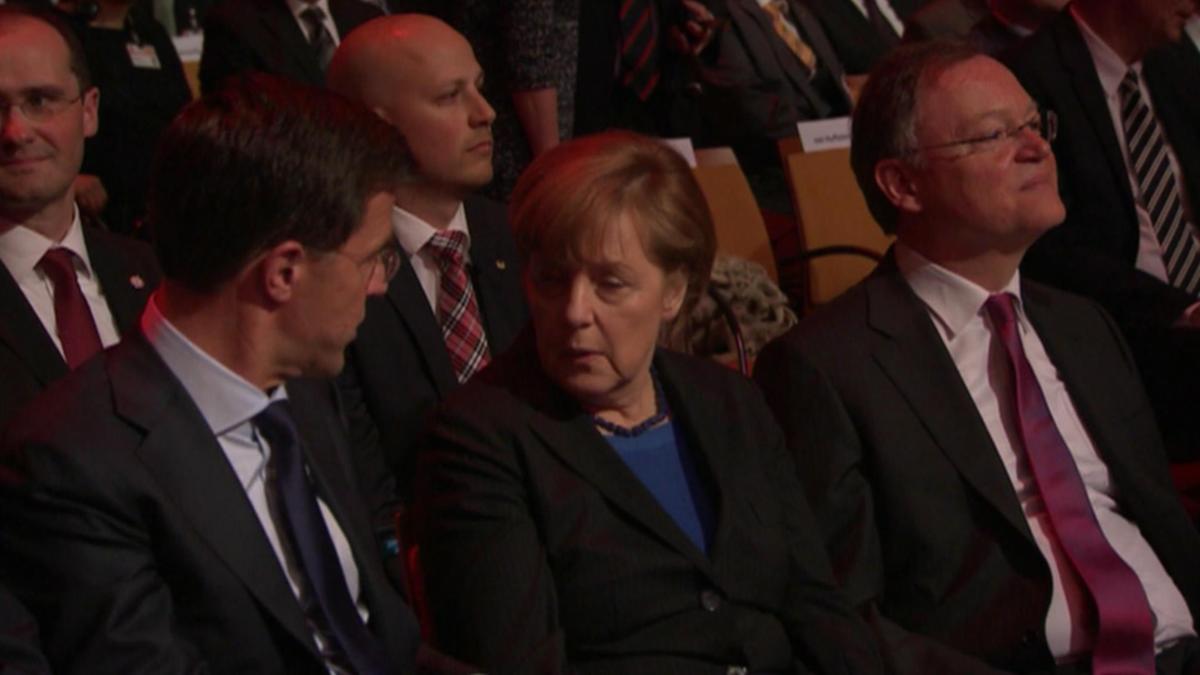 Merkel: enorme concurrentiedruk van landen buiten Europa