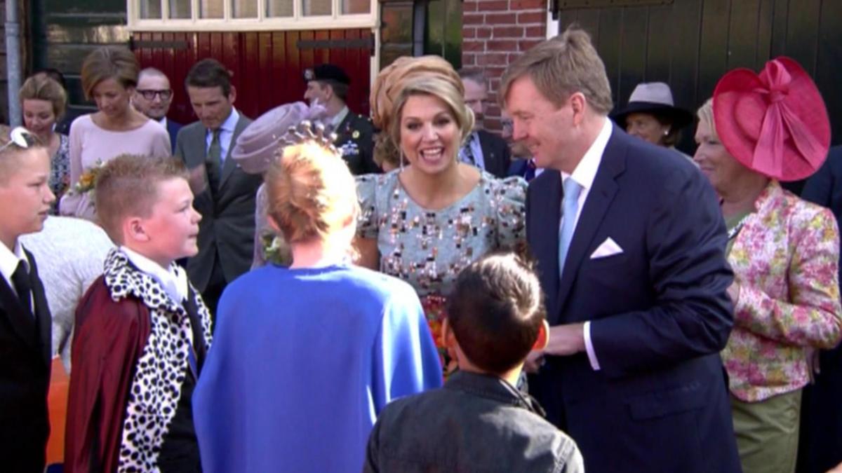 'Koning Mick' ontmoet koning Willem-Alexander
