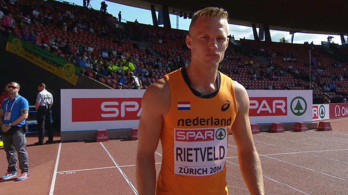 EK atletiek: 11.07 voor Rietveld