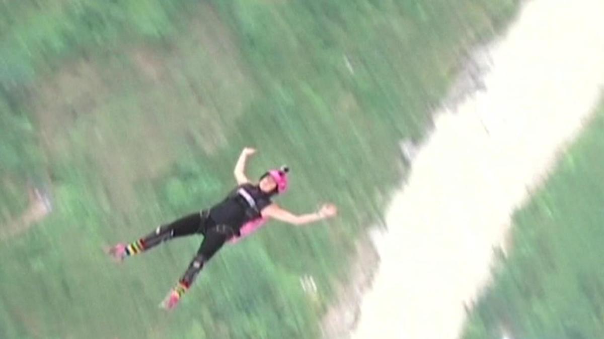 Wedstrijdje bungeejumpen