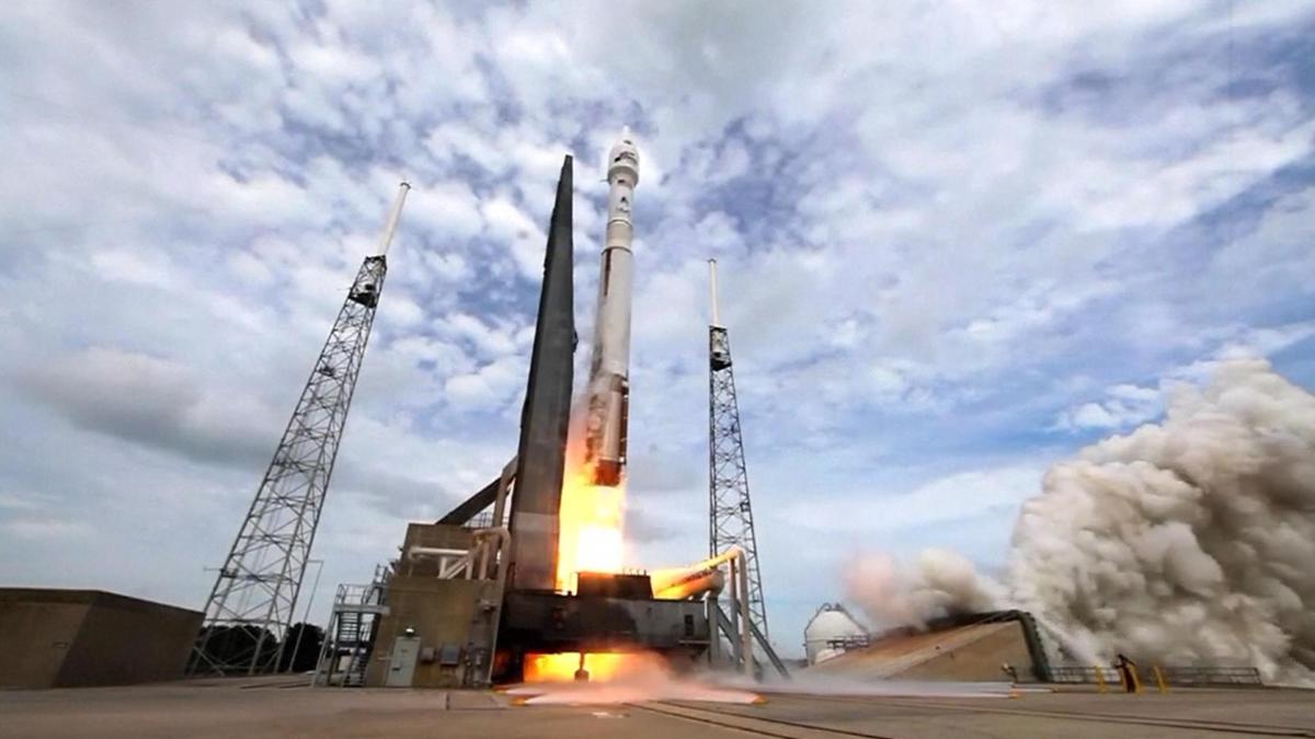 Ruimtecapsule komt aan bij Mars