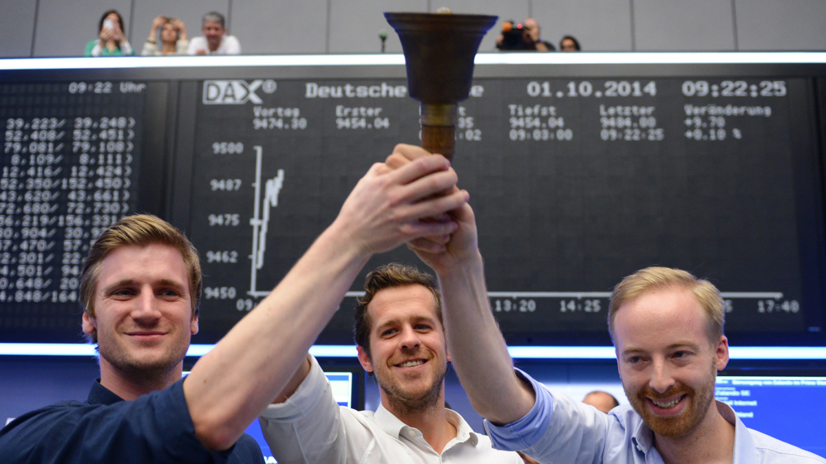 Beurskoers Zalando onderuit