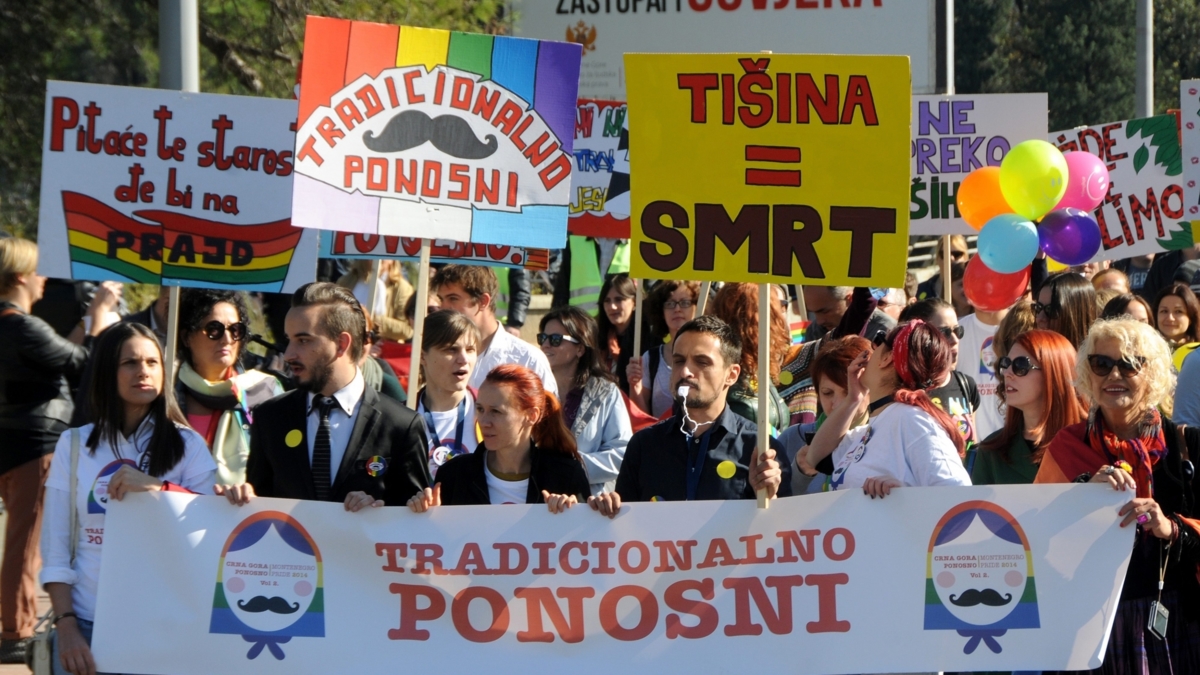 Rustige Gay Pride in Montenegro