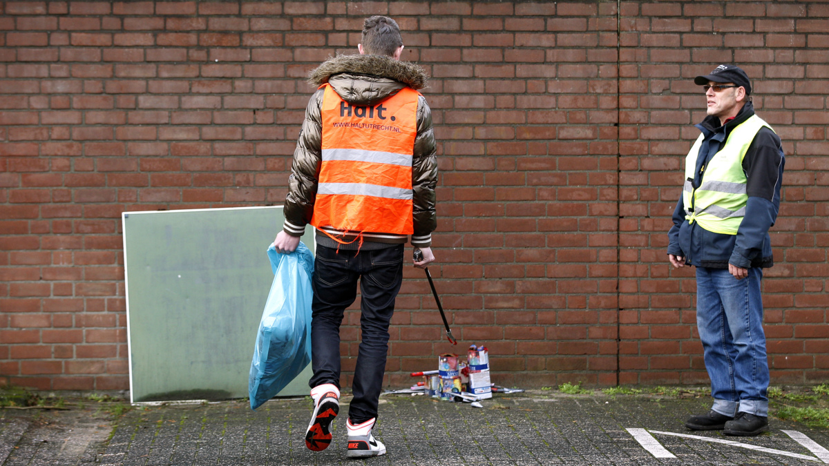 Halt-straf helpt tegen schooluitval