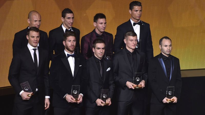 Robben gekozen in FIFA-wereldelftal