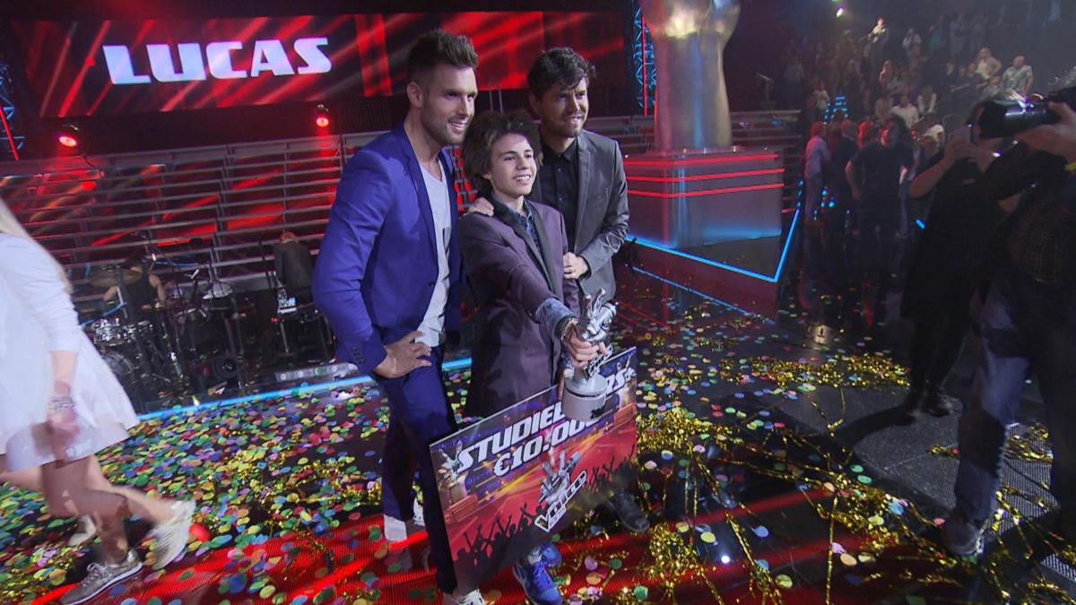 Lucas wint The Voice Kids