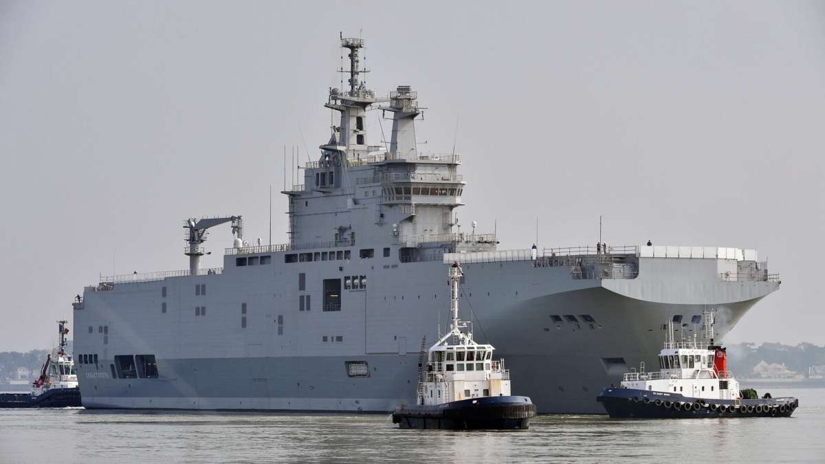 Rusland krijgt voorlopig nog geen Franse marineschepen