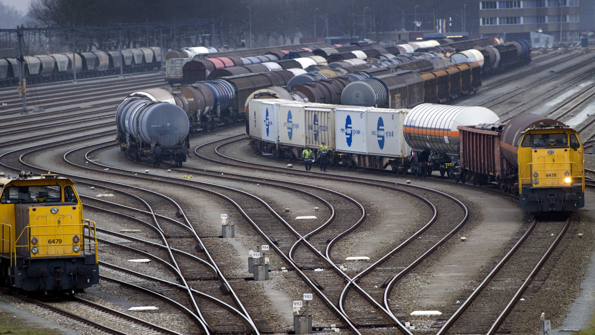 Goederenvervoer over het spoor minder populair
