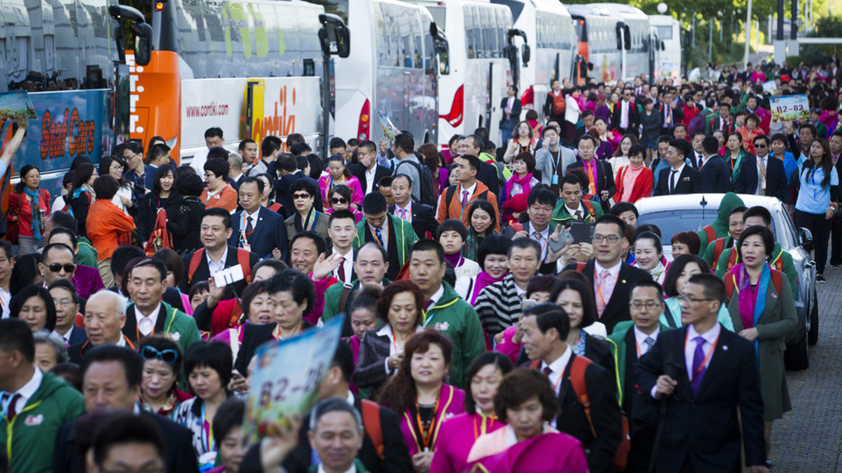 4500 Chinezen samen op vakantie in Nederland