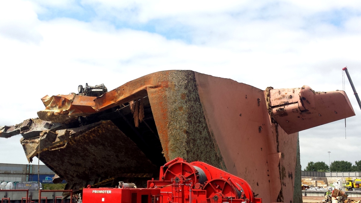 Baltic Ace helemaal geborgen