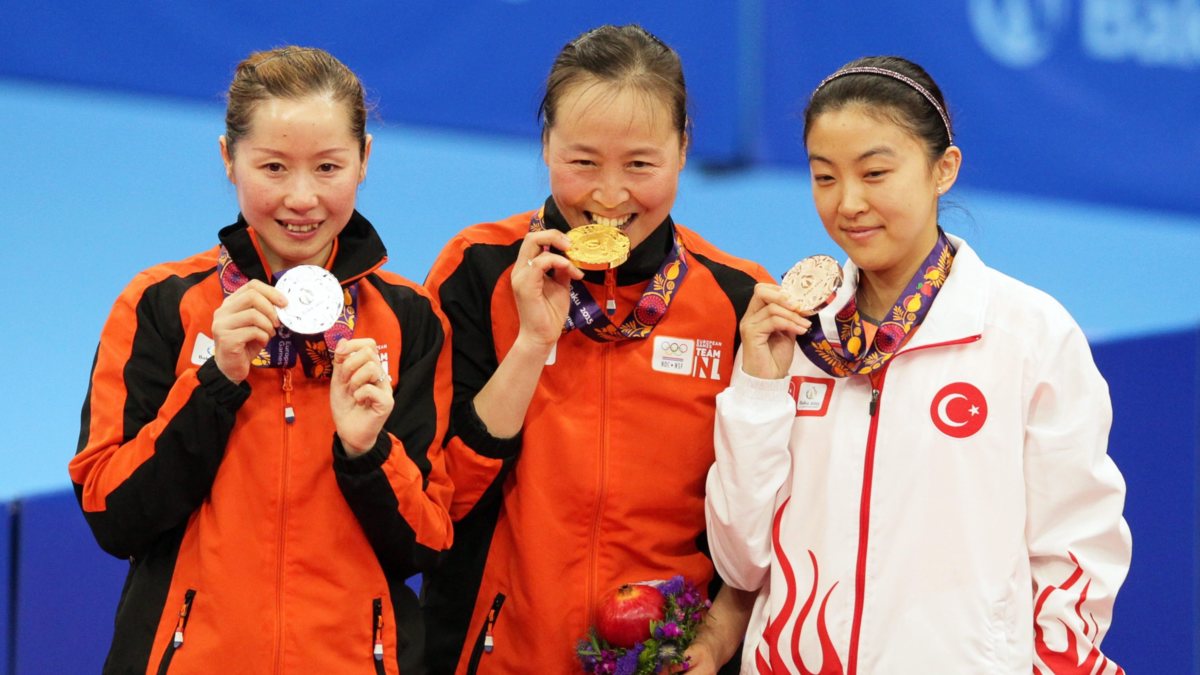 Li Jiao wint goud bij Europese Spelen