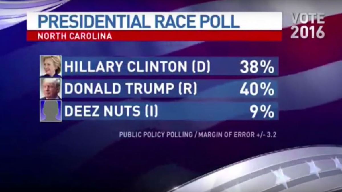 Ook for president: Deez Nuts