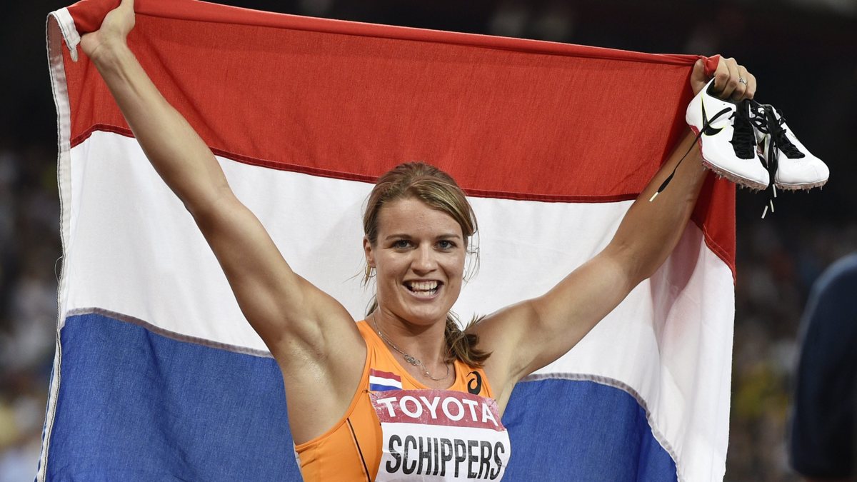Dafne Schippers schrijft geschiedenis met wereldtitel sprint