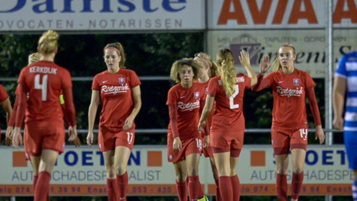 Twente-vrouwen winnen van PEC Zwolle