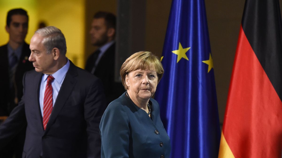 Merkel tegen Netanyahu: wij zijn verantwoordelijk voor Shoah