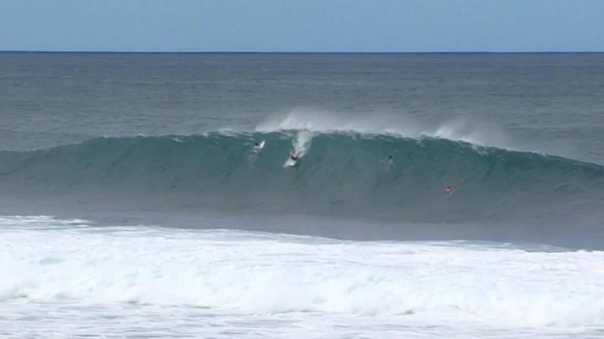Robinson de beste tijdens Hawaii Pipe Invitational