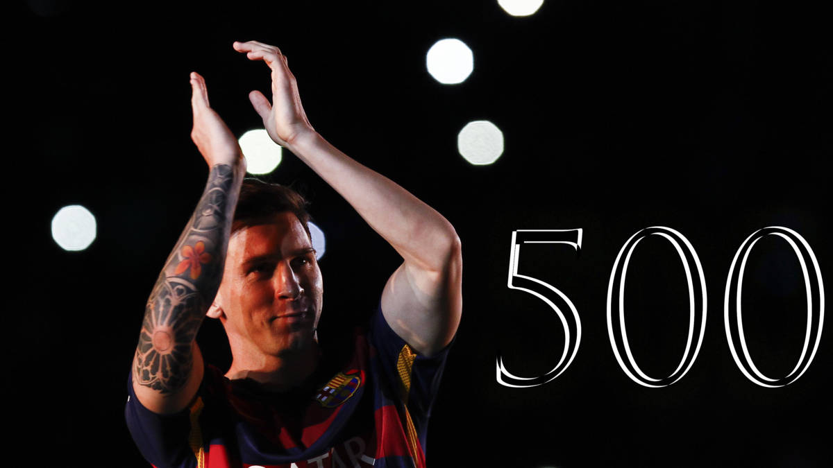Messi 500: een elftal foto's en feitjes