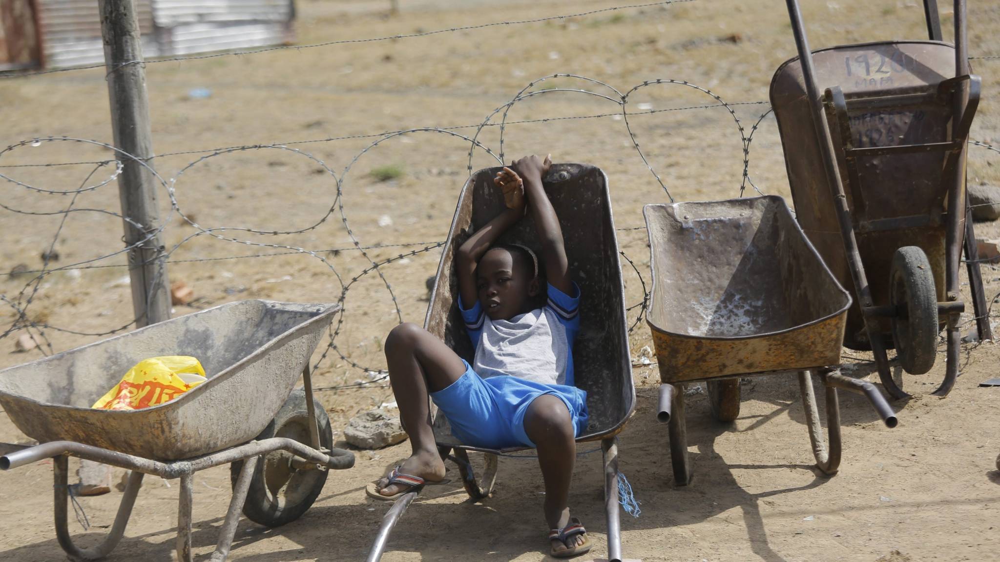 Hongersnood In Afrika Kaart