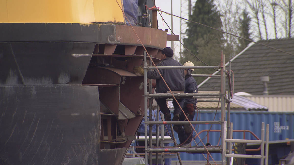 'Nederlandse scheepswerven buiten Roemenen uit'