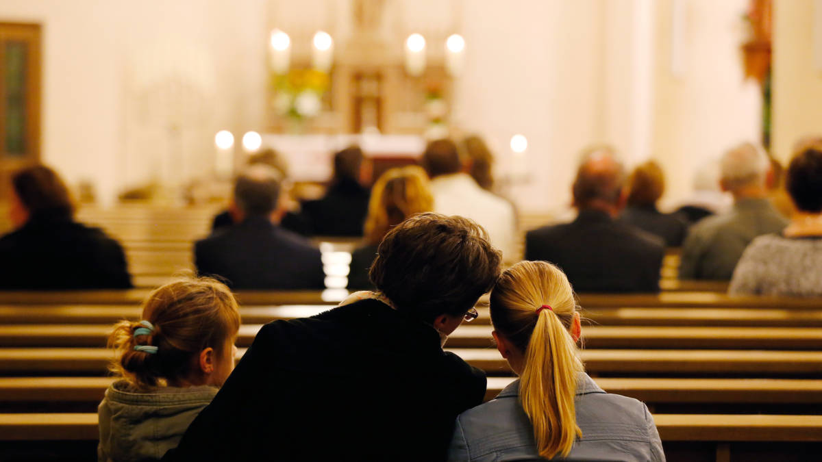 Steeds minder mensen naar de kerk