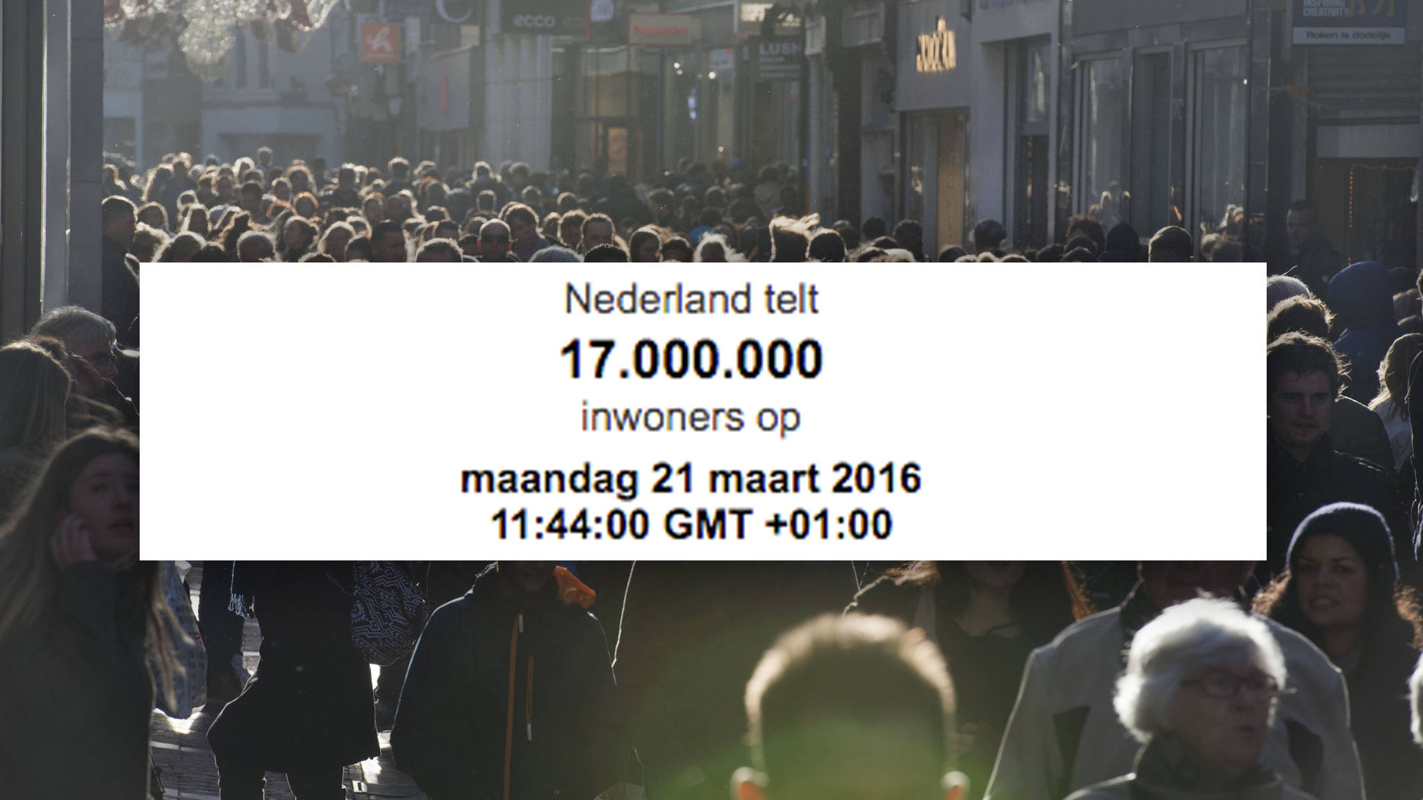 In 15 jaar groeide de Nederlandse bevolking niet zo snel | NOS
