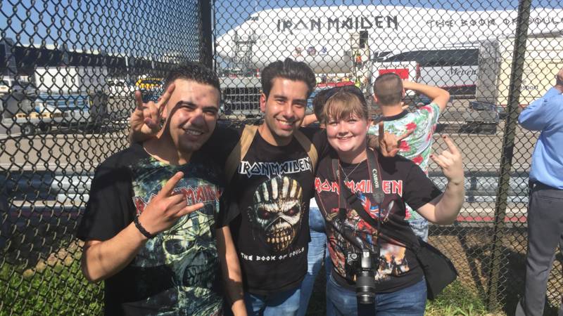 Iron Maiden-fans en vliegtuigspotters begrijpen elkaar voor één dag