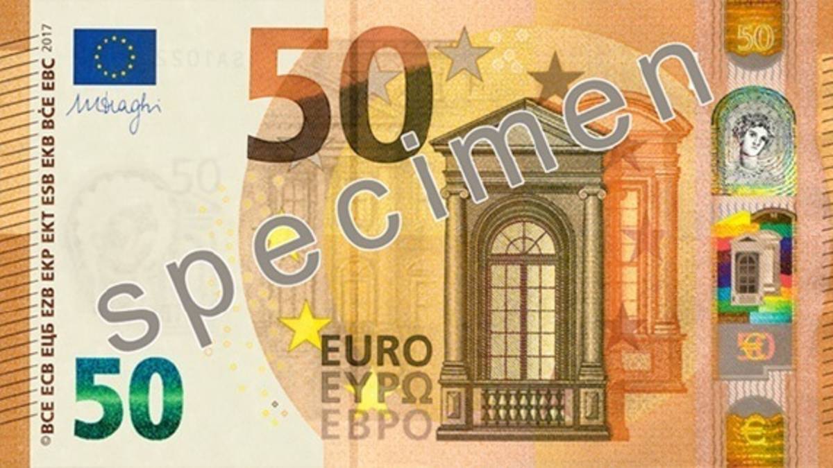 Vanaf vandaag een nieuw briefje van 50 euro