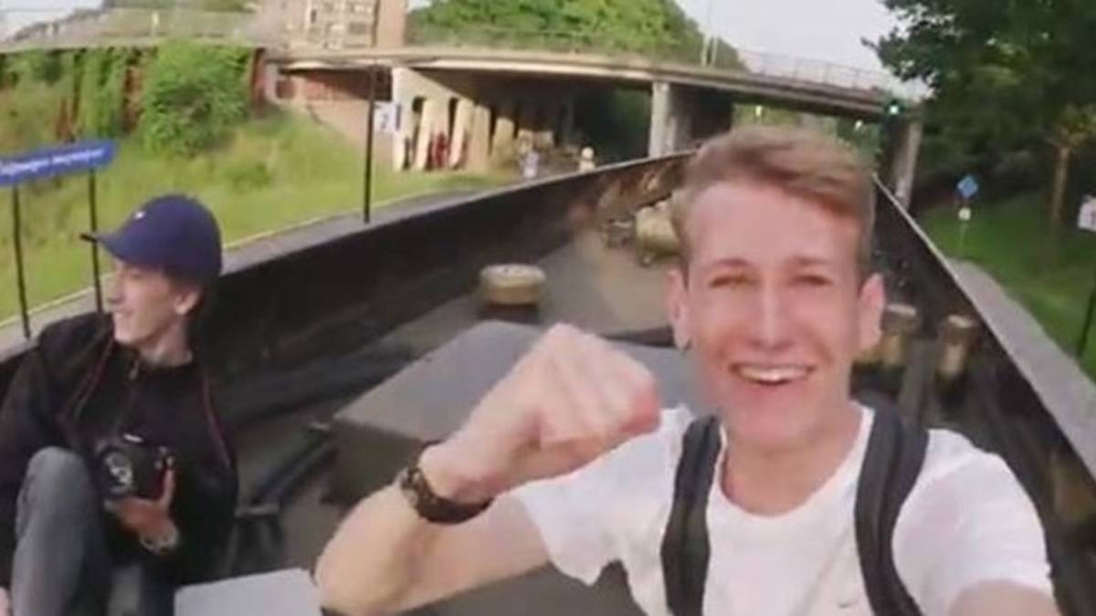 Vloggende treinsurfers krijgen geen celstraf of boete