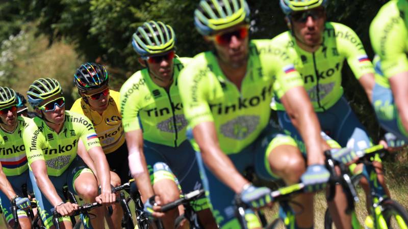 Kassa rinkelt voor Team Tinkoff in de Tour