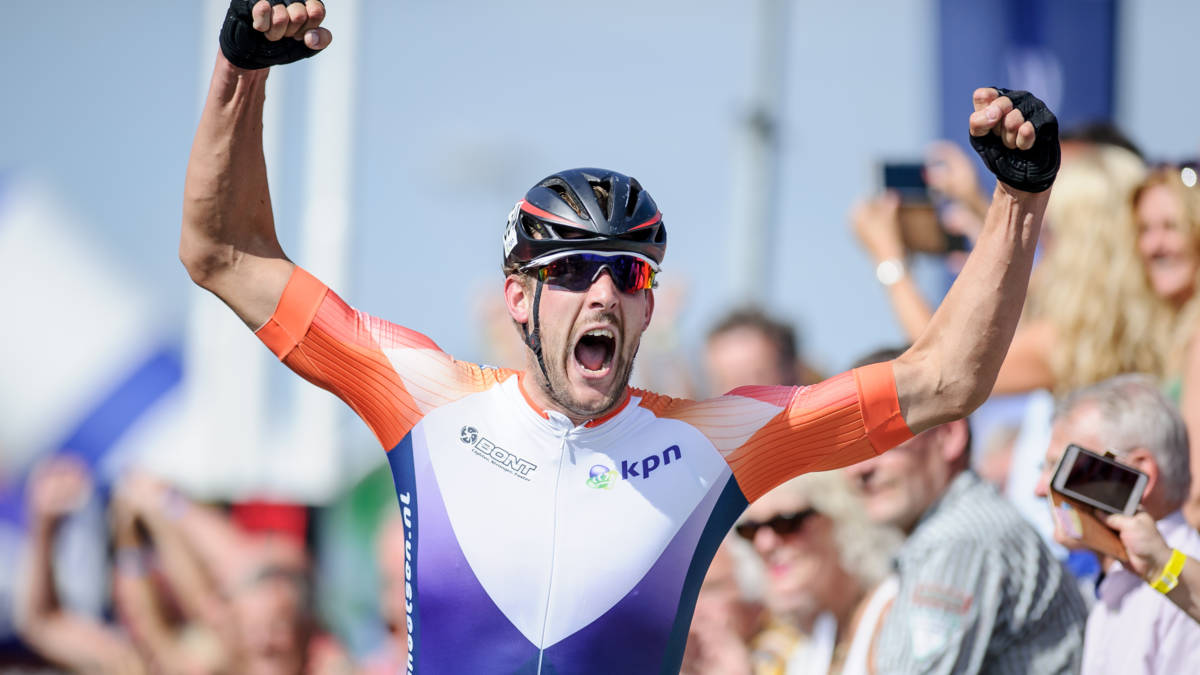 Goud Gary Hekman bij EK inline-skaten