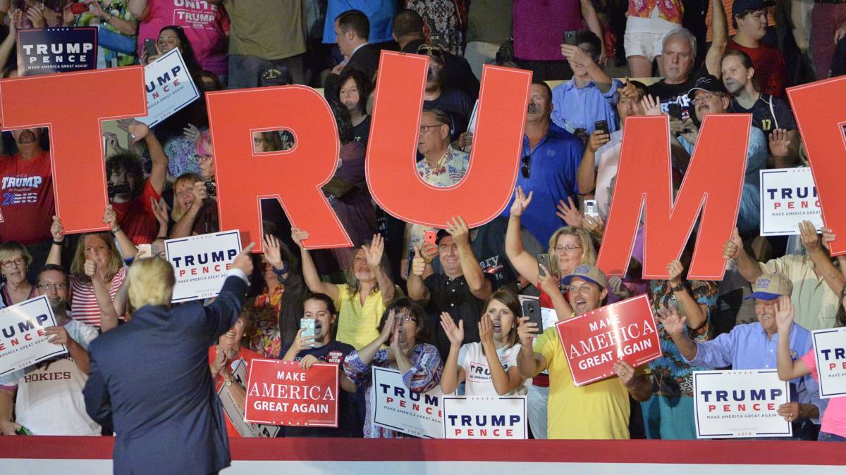 'Trump geeft strijd in swing state Virginia op'
