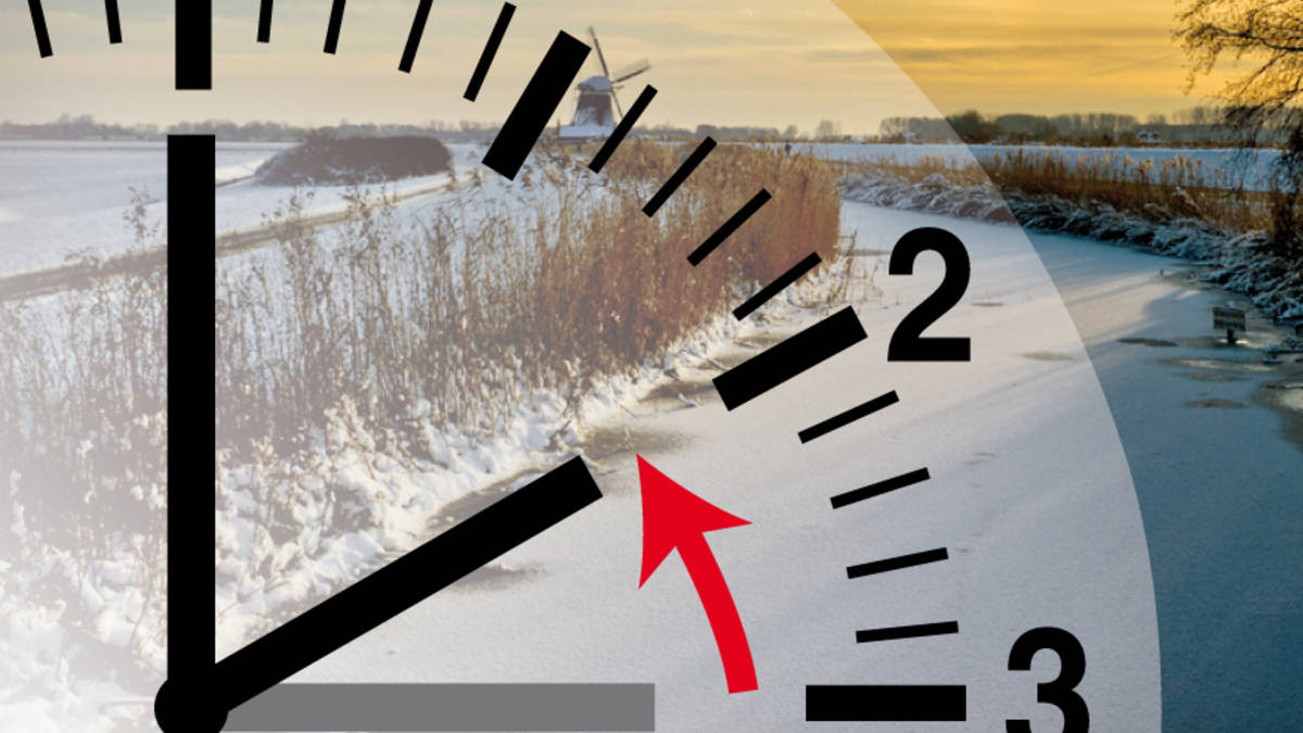 Wintertijd is ingegaan, klok een uur terug