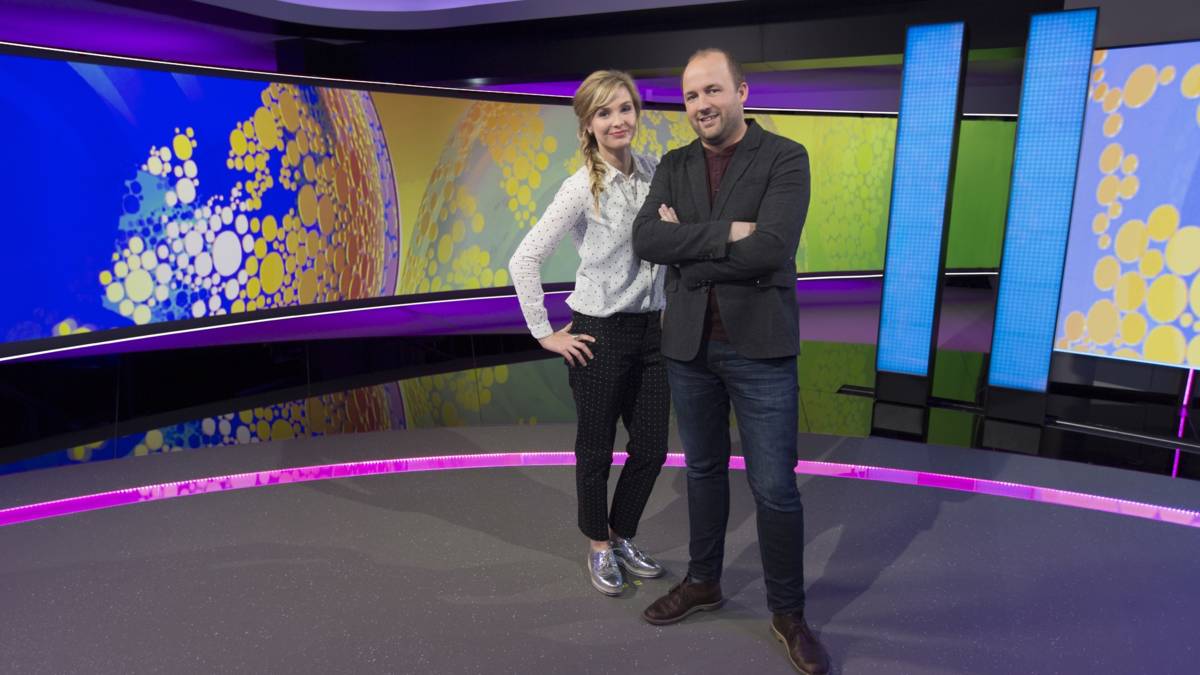 Dit is de nieuwe studio van het Jeugdjournaal!