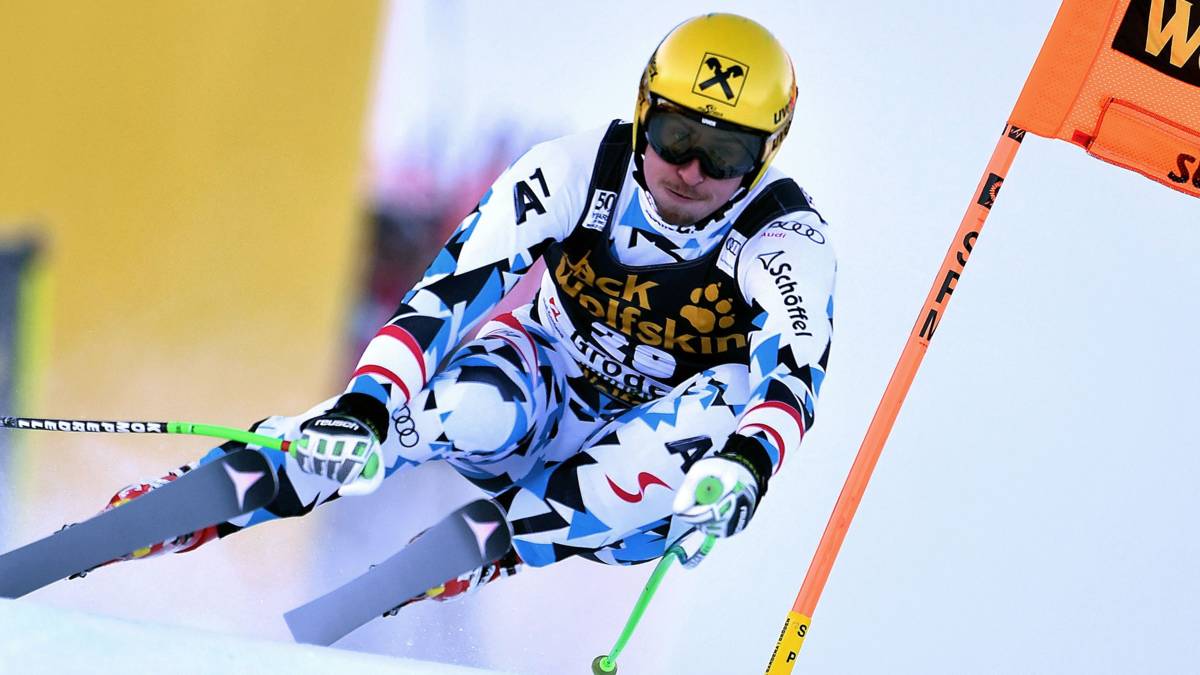 Max Franz wint eerste afdaling van het seizoen