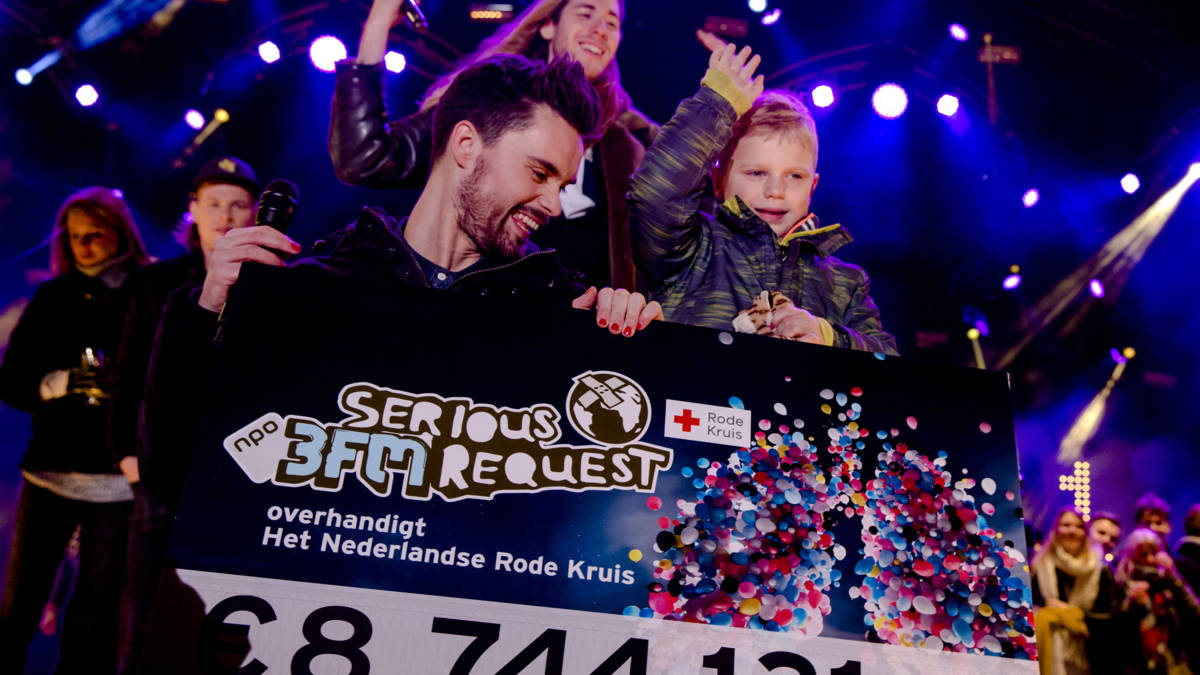 Tijn helpt Serious Request naar 8,7 miljoen euro