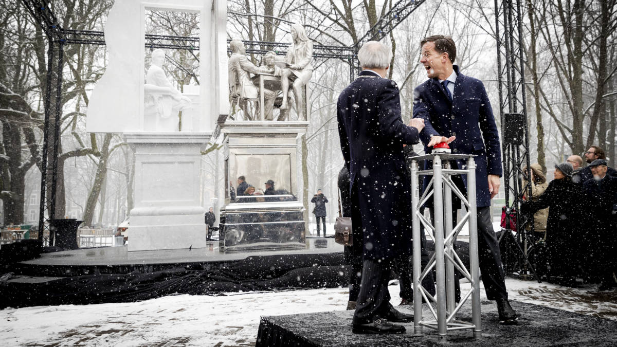 Thorbecke staat nu ook in Den Haag