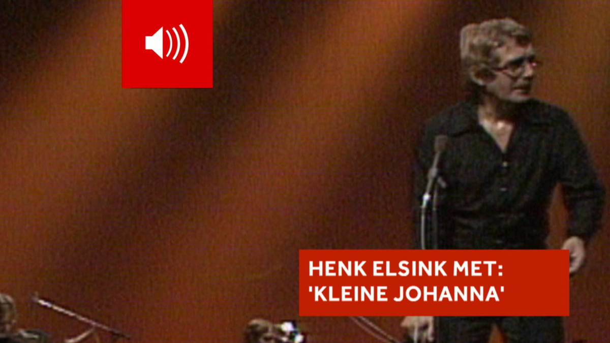 Henk Elsink met 'Johanna'