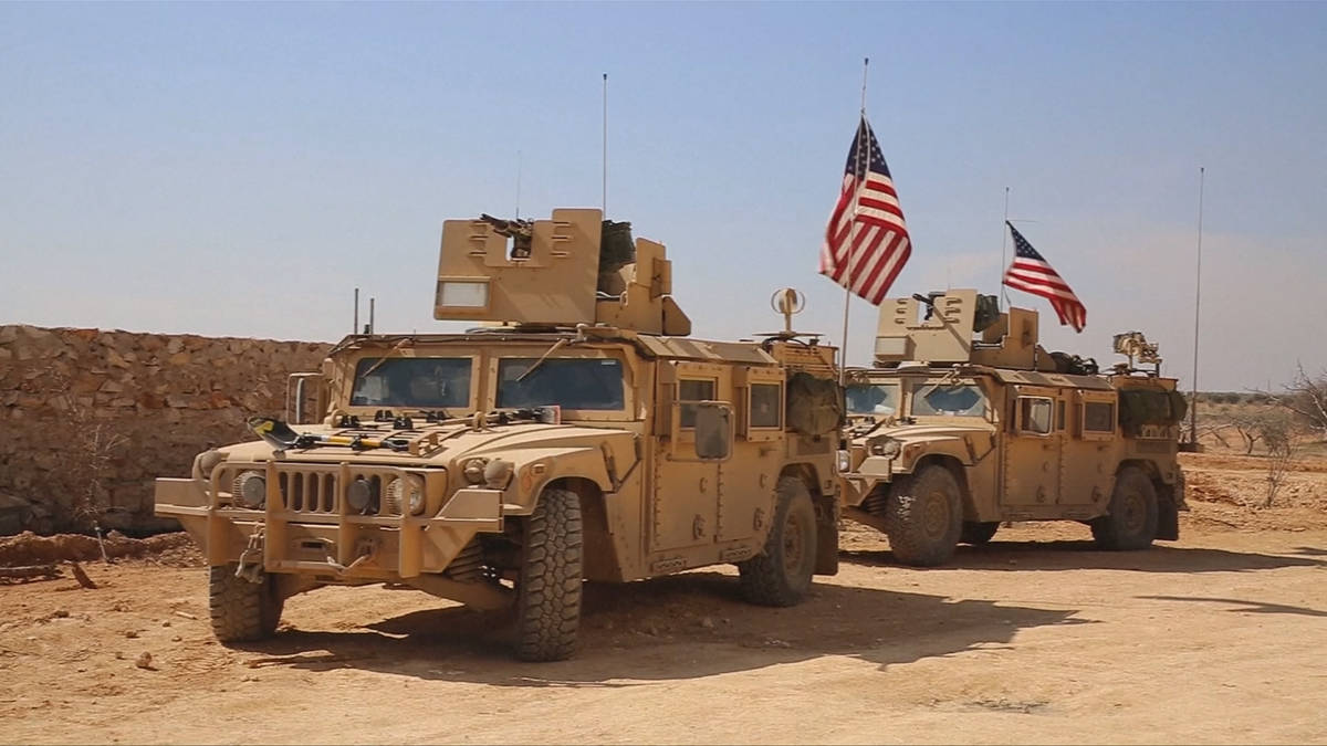 Spierballen van Stars and Stripes in Syrië