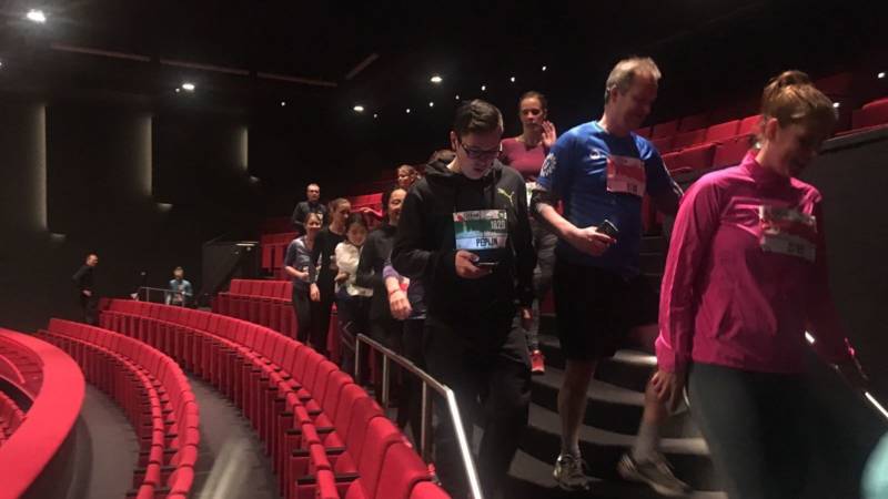 En zo rennen er ineens 3000 hardlopers door je theater