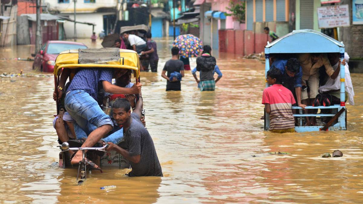 Zware moessonregens maken veel slachtoffers in India